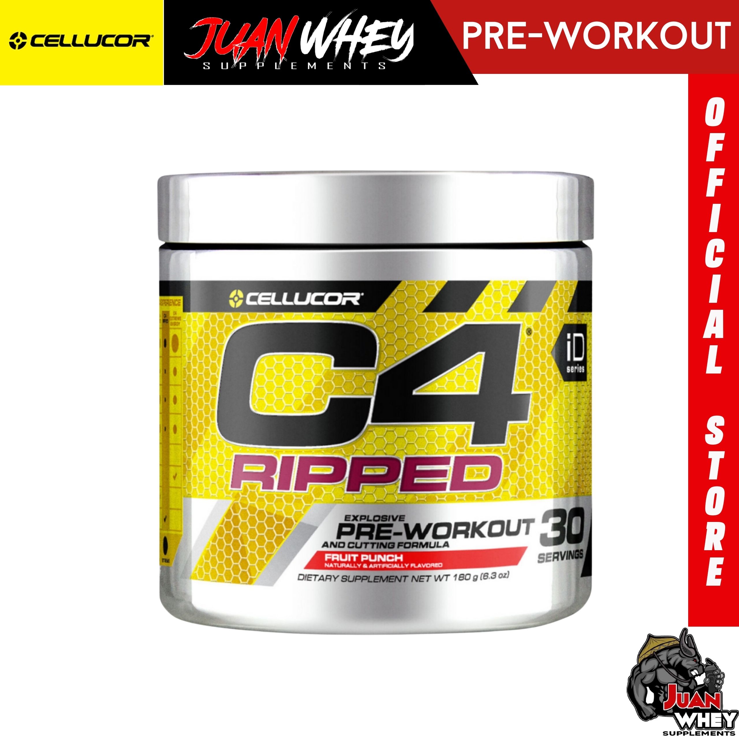 Cellucor C4 Original Pre-Workout Powder Ripped 30 Servings – JUAN WHEY
